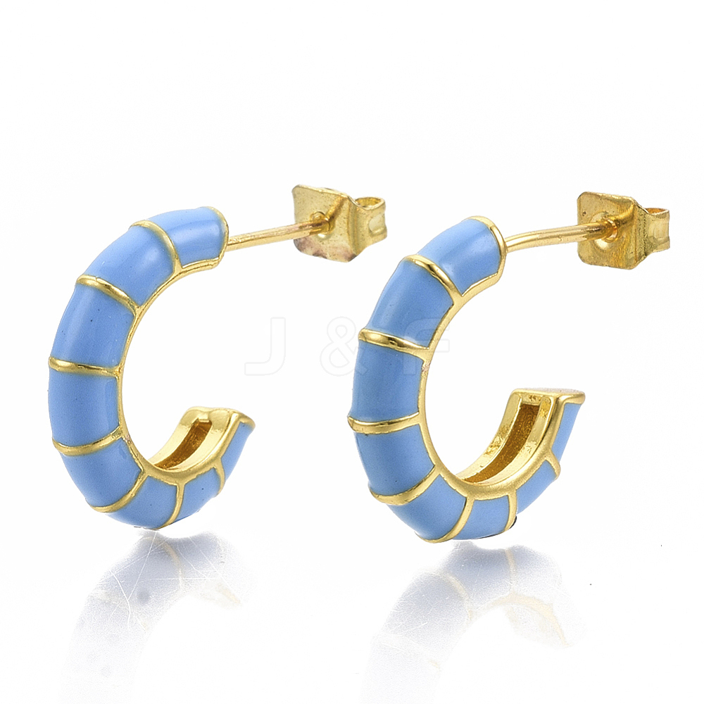 Wholesale Brass Stud Earrings - Jewelryandfindings.com